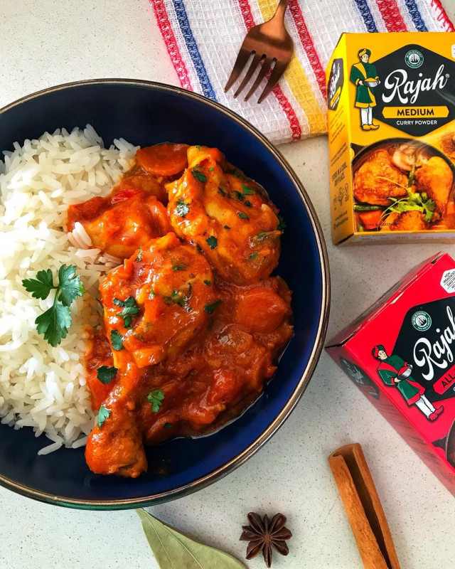 UNILEVER RAJAH - Rajah Mild & Spicy Curry Powder 100g Review - Brand ...