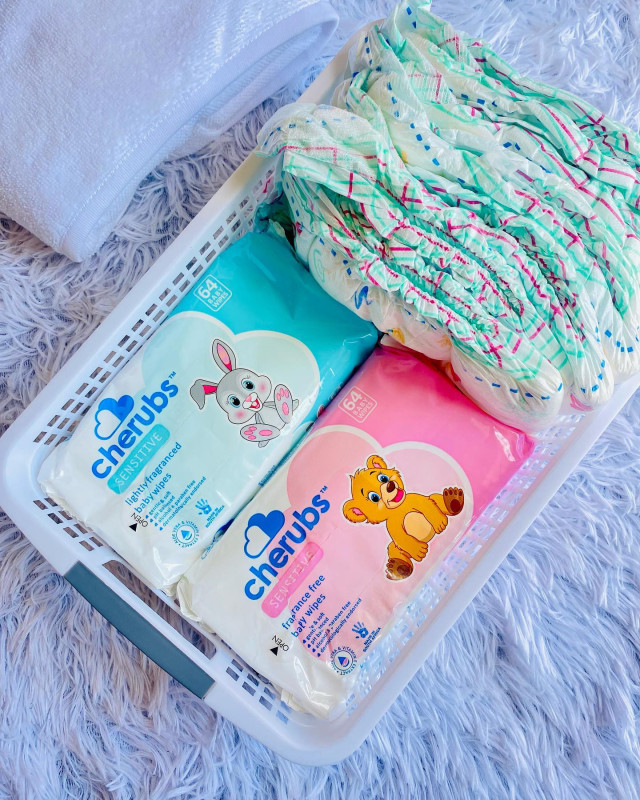 Cherubs - Cherubs Sensitive Lightly Fragranced Baby Wipes (72 wipes ...
