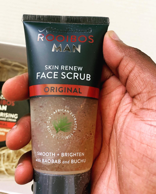 African Extracts Rooibos Man - African Extracts Rooibos Man Original Skin Renew Face Scrub 75ml ...