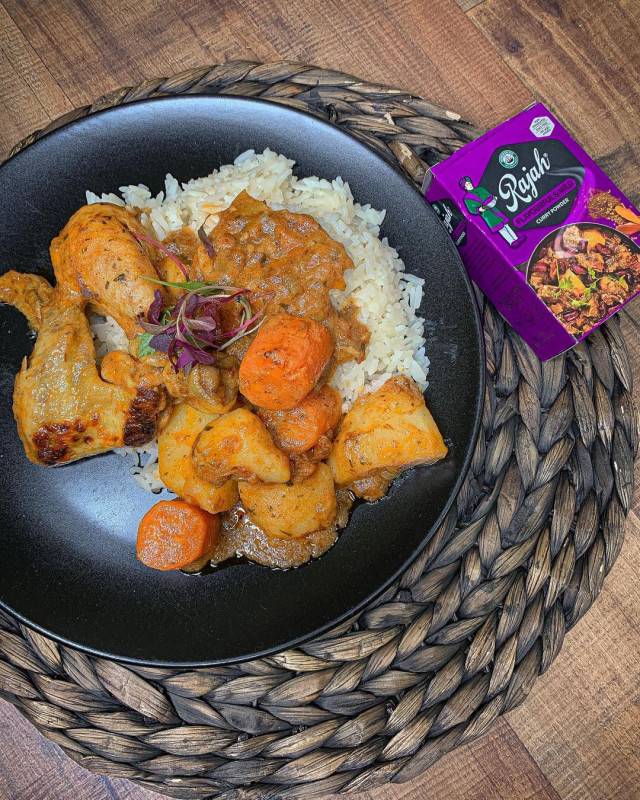 UNILEVER RAJAH - Rajah Flavourful & Mild Curry Powder 100g Review ...