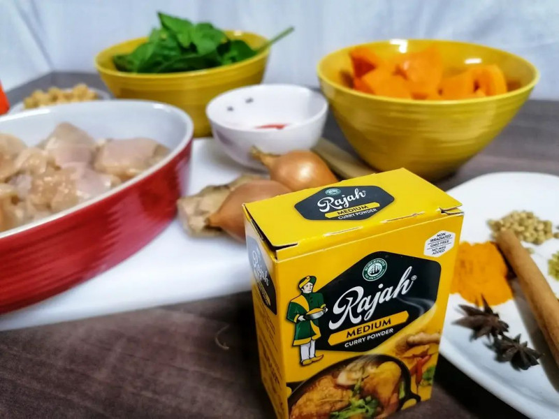 UNILEVER RAJAH - Rajah Mild & Spicy Curry Powder 100g Review - Brand ...