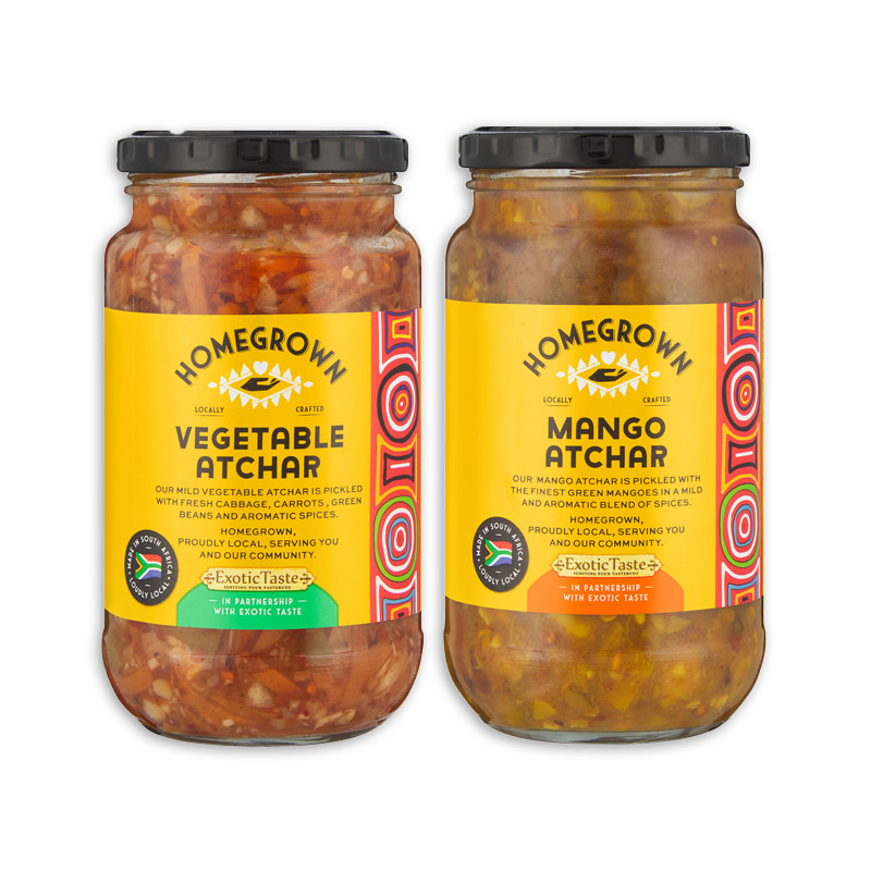 Homegrown by Shoprite - Atchar in partnership with Exotic Spice Review ...