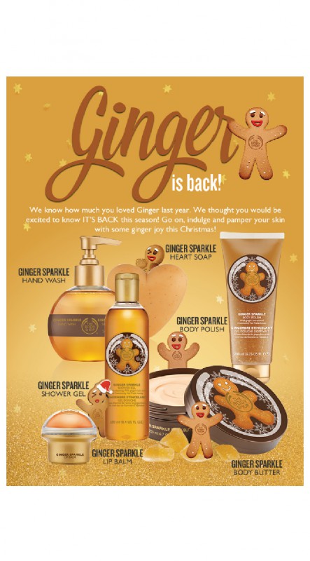 Body Shop Ginger Gift Sets - Brand Advisor
