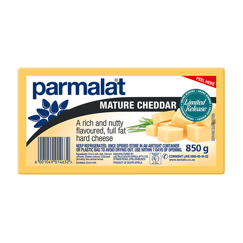 PARMALAT HARD CHEESE BLOCK – MATURE CHEDDAR 850G | Brand Advisor